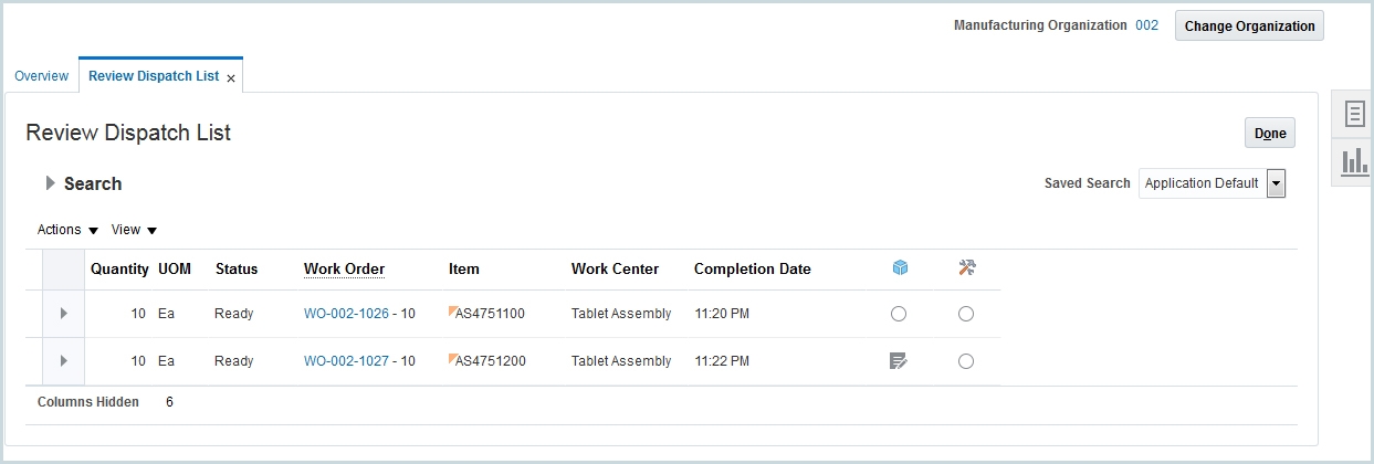 Review Dispatch List | Free Oracle Cloud Training | Oracle LaunchPad