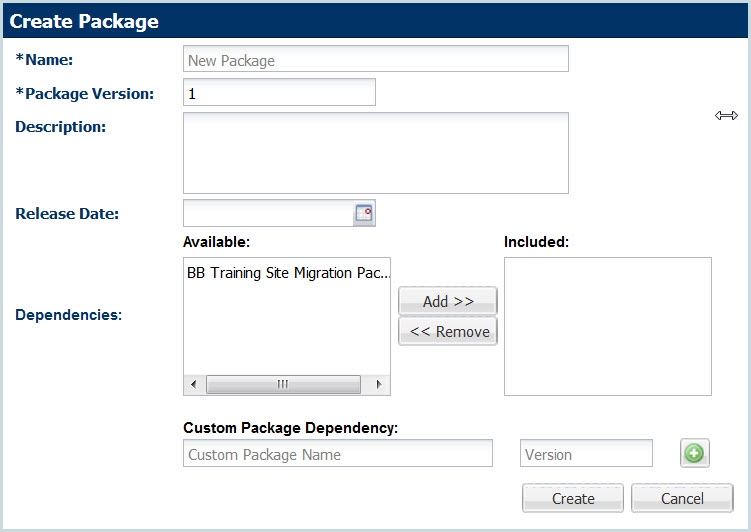Creating a Package | Free Oracle Cloud Training | Oracle LaunchPad